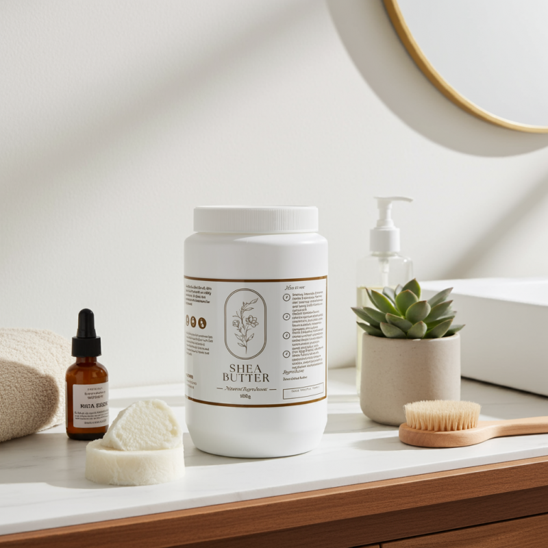 Organic Raw Shea Butter 1kg - Fava Herb